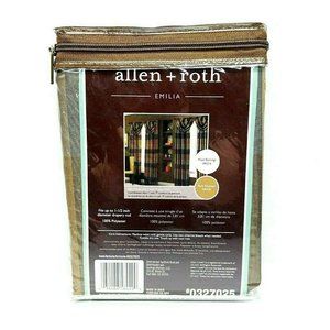 Allen + Roth | Accents | Allen Roth Raja Jacquard Window Valance Brown ...